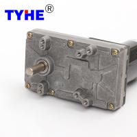China Micro 102mm Flat Gearbox 12v 24V Double Shaft Low Rpm High Torque 5nm for sale
