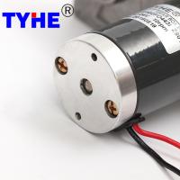 China Micro 102mm Flat Gearbox 12v 24V Double Shaft Low Rpm High Torque 5nm for sale