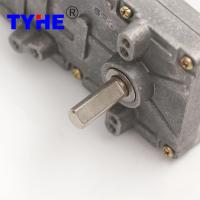 China Micro 102mm Flat Gearbox 12v 24V Double Shaft Low Rpm High Torque 5nm for sale