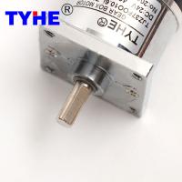 China Reversible Tyhe Dc Geared Motor 37mm Gearbox 12v High Torque Low Speed for sale