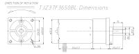China Speed Adjustable 12V Dc Gear Motor Gearbox 60rpm Low Rpm Micro Brushless for sale