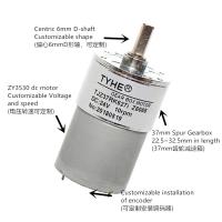 China Low Backlash 37mm Gearbox 6 Volt 12v 24v 1000rpm 20 Rpm 5 Watt 10w High Torque Low Rpm Micro Dc Geared Motor for sale
