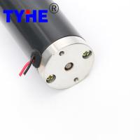 China Rotary Small Dc Geared Motor With Encoder 37mm Gearbox 30rpm High Torque for sale