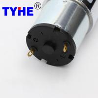 China Low Noise Micro Diameter 37mm Gearbox 6volt 12v 24v 10kgcm 3w 4 Watt 60 Rpm High Torque Dc Brushed Spur Gear Motor for sale