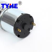 China Low Noise Micro Diameter 37mm Gearbox 6volt 12v 24v 10kgcm 3w 4 Watt 60 Rpm High Torque Dc Brushed Spur Gear Motor for sale