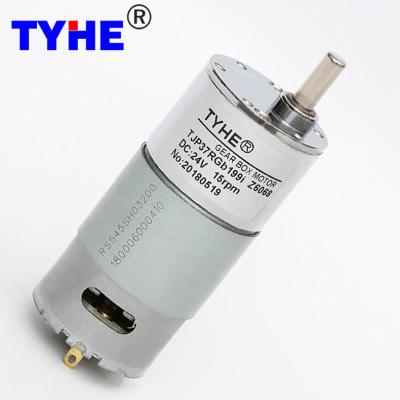 China Manufacturer 37mm Gearmotor 6v 12v 24vdc 6w 60 Rpm 70rpm 80rpm Watt 11w 15kgfcm Brush Dc Metal Gear Motor With Encoder for sale