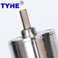 China Custom Micro Dia 37mm 12v 24v High Torque 3nm 2nm 1nm Load Torque 5rpm 25 Rpm Small Power 5w Dc Gear Motor For Robotic for sale