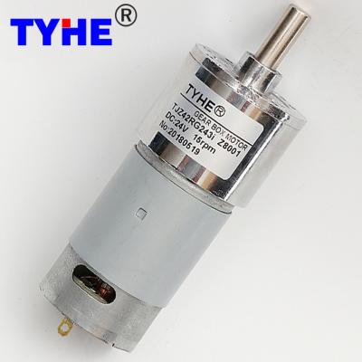 China 42mm Dc Metal Gear Motor 1300rpm 15watts Micro Gearmotor for sale