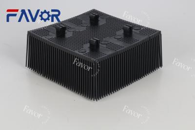 China 92911001 Bristle Block 1.6 Inch Poly Square Foot Black for Paragon GT5250 GT7250 XLC7000 for sale
