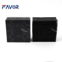 China 101x101x42mm Nylon Bristle Blocks For Auto Cutter Machine Black Round Foot 92912001 for sale