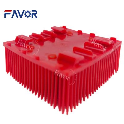 China 50X50X21mm Nylon Bristle Block Brush For VT2500 Cutting Machine Parts No 703493 130298 for sale