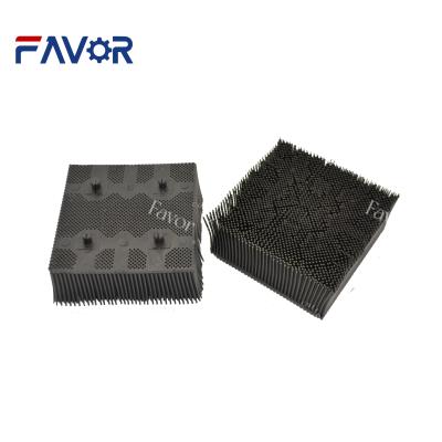 China 92910001 Round Foot PP Bristle Block 100x100mm For GTXL Cutter for sale