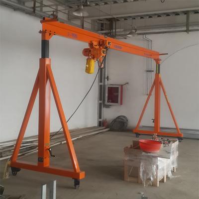 China Gantry Crane New 2019 Style Folding Portable Mini Small Gantry Crane Used 0.5T Factory for sale