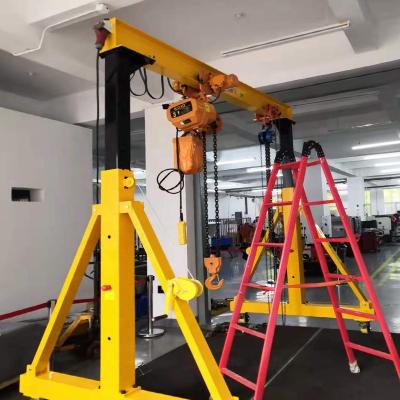 China Constraction 500 Kg Portable Gantry Crane Lifting 10 Ton Mini Gantry Crane For Building for sale