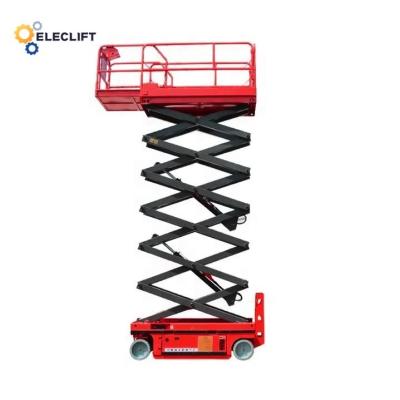 China 3km/H-5km/H Self Propelled Scissor Lift Man Lift Joystick Steering Control for sale