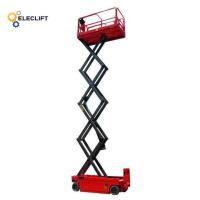 China Hydraulic 20 Ft Self Propelled Scissor Lift Dimensions 4x8 Feet for sale