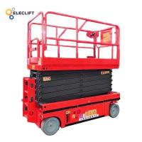 China 40 Foot Scissor Lift Electric Platform Lift Drive Speed 2-4mph for sale