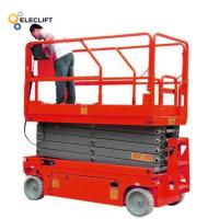 China 4x8 Feet Electric Self Propelled Scissor Lift Trolley 2-3 Feet/Minute for sale