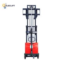 China Overall Length 1700mm Battery Operated Semi Electric Forklift 24V 20A for sale