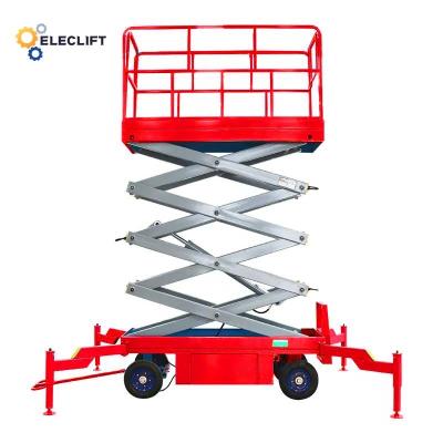 China 2.5m-4m Aluminum Steel Mobile Scissor Lift Platform Remote Control for sale