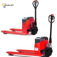 China 24V 20A Full Electric Pallet Truck Pallet Stacker 1000Kg Capacity for sale