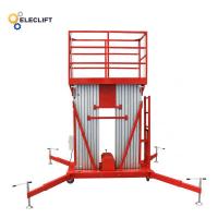 China 380V Aluminum Lift Platform Electric Single Man Lift With Rectangle Shape for sale