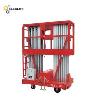 China 380V Aluminum Lift Platform Electric Single Man Lift With Rectangle Shape for sale