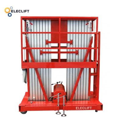 China 220V Aluminum Lift Platform Non Slip Electric Man Lift for sale