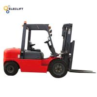 China Hydraulic Four Wheel Forklift LPG Forklift Fork Length 1.2-2.4 Metres for sale