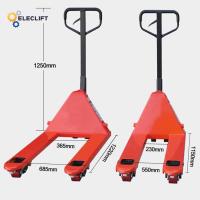 China 200-400Lbs Manual Pallet Jack Heavy Duty Hand Pallet Truck For Warehouse Transport for sale