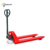 China Aluminum Crown Manual High Lift Pallet Jack Lowered Height 2.9-3.3 In for sale