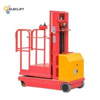 China Solid Tire Electric Order Picker with 4Mph Travel Speed and 90Fpm Lower Speed for sale