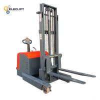 China Pneumatic Tire Warehouse Forklift Trucks Electric Reach Stacker For Logistics Operations for sale