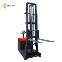 China Warehouse Double Electric Riding Pallet Jack And Forklift PLC Control for sale