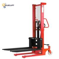 China 1500mm 2000mm Lifting Height Manual Pallet Stacker 500kg for sale
