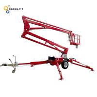 China Articulated Telescopic Boom Lift Platform Lift Capacity 500Lbs-1000Lbs for sale