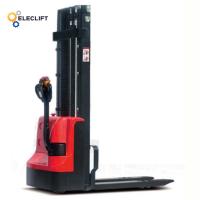 China Polyurethane Wheel Full Electric Pallet Stacker 3000mm Lifting Height for sale
