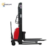 China Speed 4-6km/H Semi Electric Pallet Stacker Battery Operated for sale
