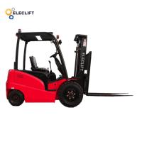 China 0-15Km/H Travel Speed Industrial Four Wheel Forklift Truck 1-3 Tons Capacity for sale