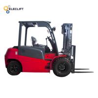China 3.5 Ton Electric Four Wheel Forklift Lifting Speed 0-2.5M/S for sale