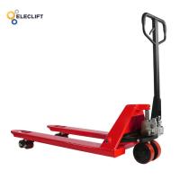 China 500-6000lbs Pallet Lifter Manual Pallet Truck With 7-9 In Steering Wheel for sale