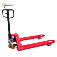China 200-400Lbs Manual Pallet Jack Heavy Duty Hand Pallet Truck For Warehouse Transport for sale