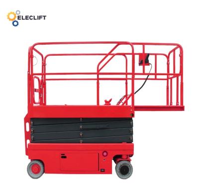 China 1.2M*0.8M Platform Aerial Heavy Capacity Scissor Lift Net Weight 400KG for sale