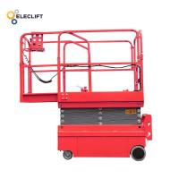 China Steel Residential Mini Scissor Lift 0.2M/S Lifting Speed 3.8M-6.7M Working Height for sale