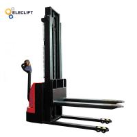 China 24V DC Electric High Lift Pallet Truck Stacker Load Capacity 2000kg for sale