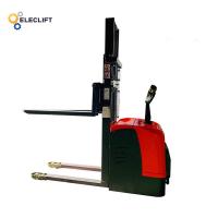 China Battery Operated Reach Electric Stacker Truck Lifting Speed 0.15m/S for sale
