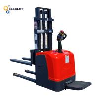 China Lower Speed 0.2m/s 2.2Kw Powered Pallet Stacker Pallet Jack 3000kg for sale
