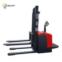 China High Lift Pallet Truck 2000kgFull Electric Pallet Stacker Fork Width 550mm 685mm for sale