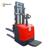 China High Lift Pallet Truck 2000kgFull Electric Pallet Stacker Fork Width 550mm 685mm for sale