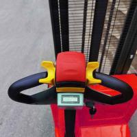 China 1300mm Turning Radius Full Electric Pallet Stacker 0.2m/S Hand Pallet Truck 3000kg for sale